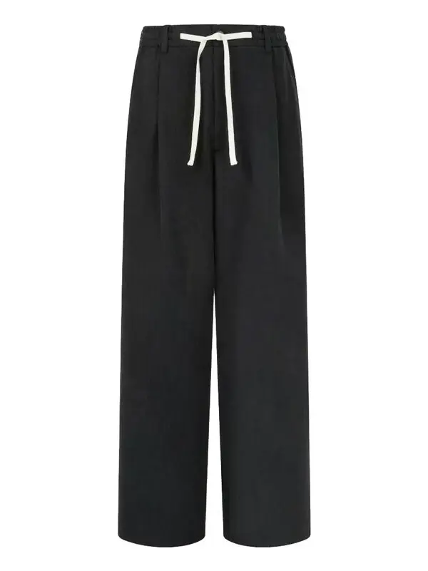 STUDIO TOMBOY Drawstring-waist Trousers - Black
