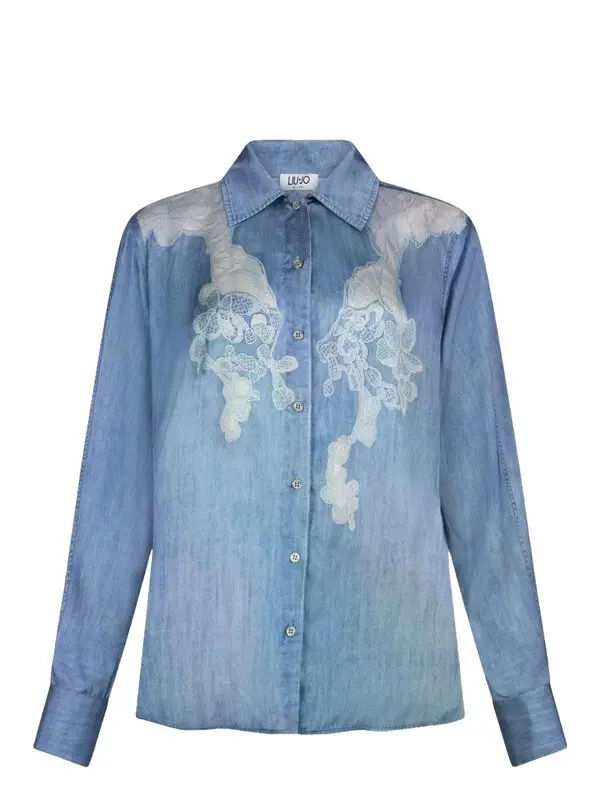 Liu Jo Digital-print Shirt - Blue