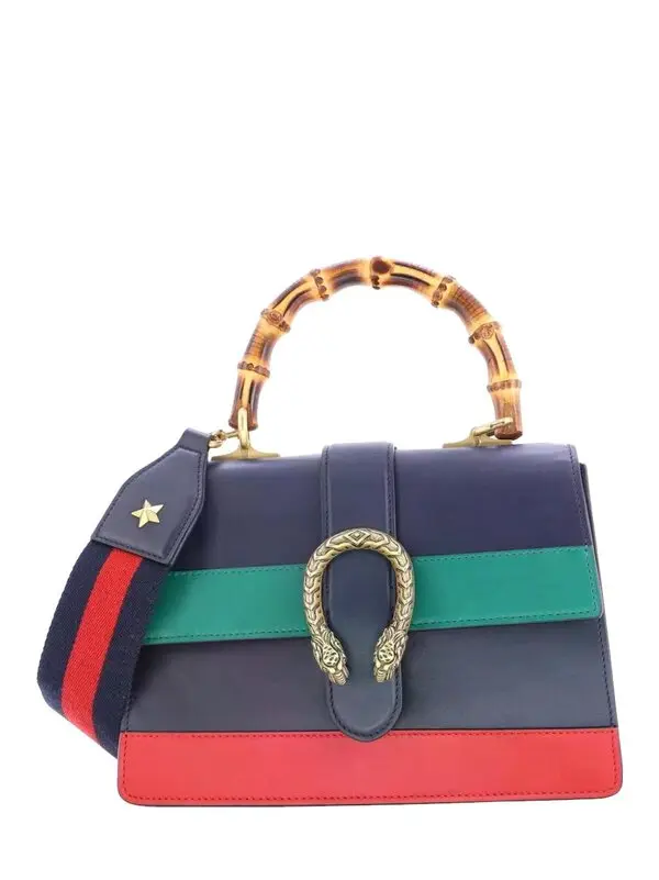 Gucci Dionysus Bamboo Top Handle Medium Satchel - Multicolour