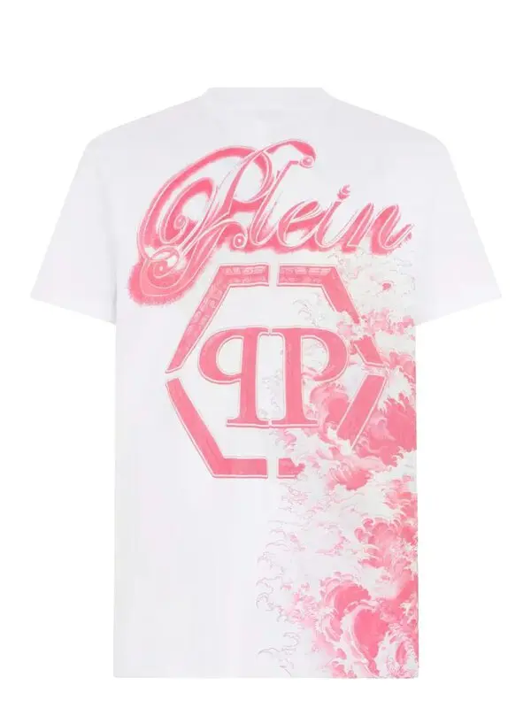 Philipp Plein Round-neck Graphic T-shirt - White