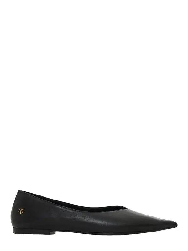 ANINE BING Pointed-toe Ballerinas - Black