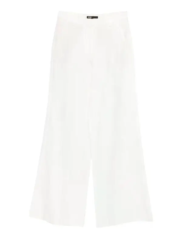 Maje Pinstripe Trousers - White