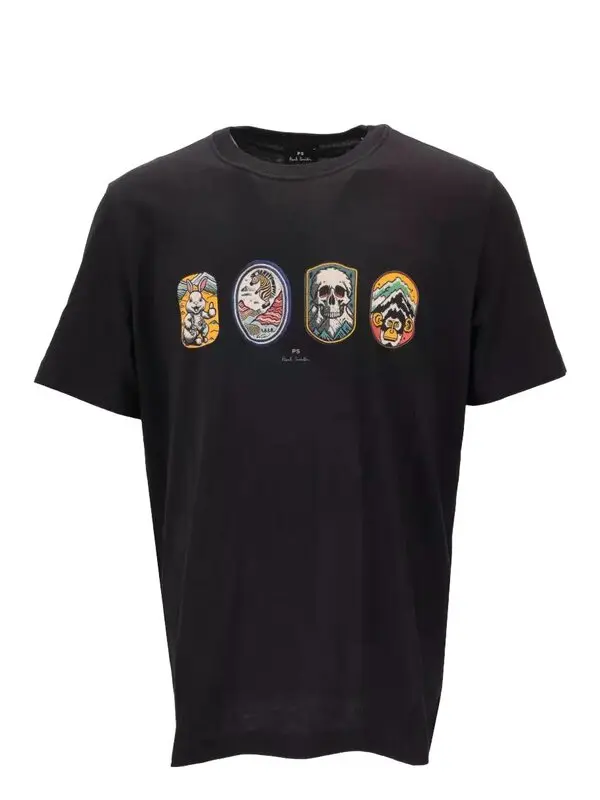 Paul Smith Badges Regular-fit T-shirt - Black