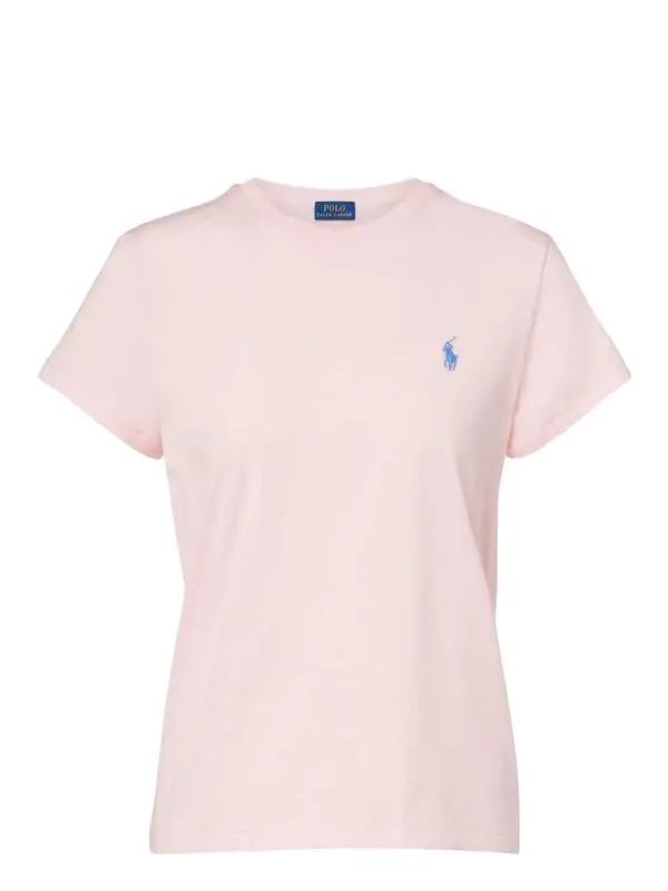 Polo Ralph Lauren Embroidered Cotton Jersey T-shirt - Pink