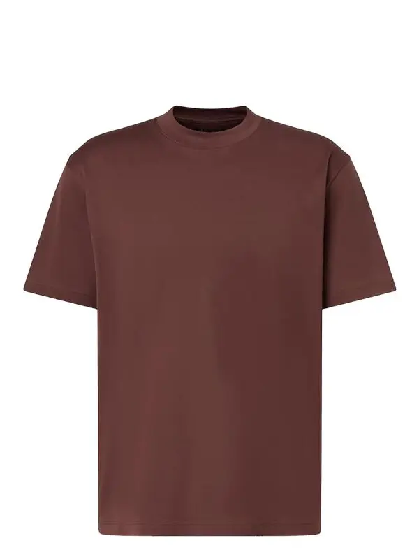 Loro Piana Ray Cotton Jersey T-shirt - Burgundy