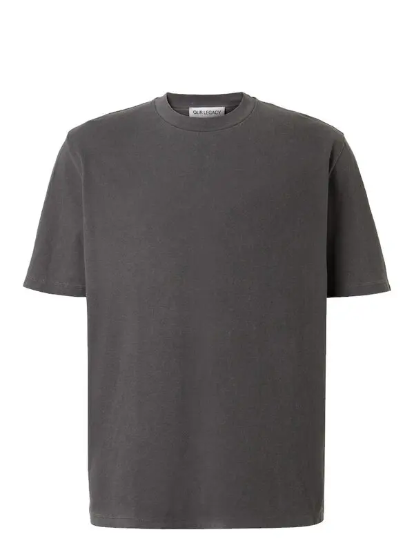 Our Legacy Box Cotton Jersey T-shirt - Grey