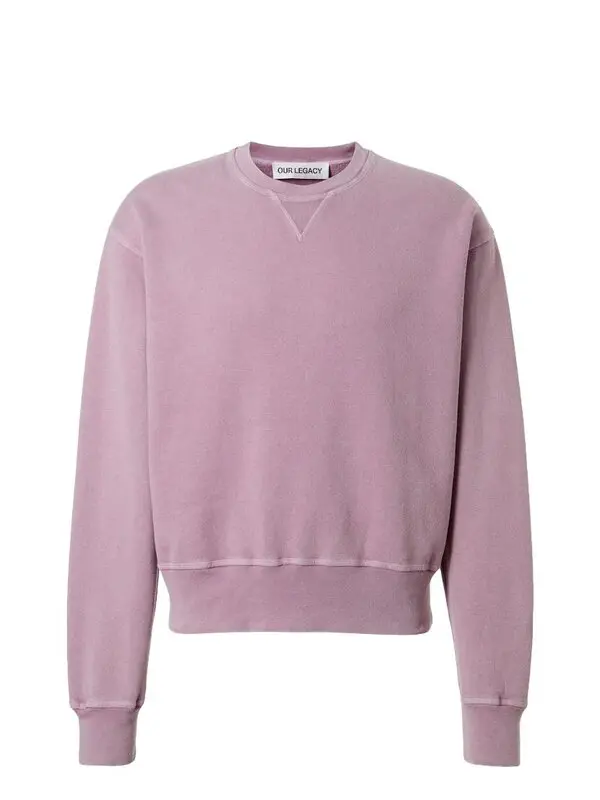 Our Legacy Base Cotton Fleece Sweatshirt - Pink
