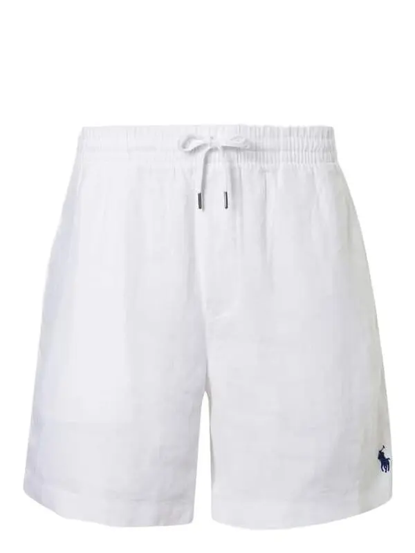 Polo Ralph Lauren Linen Shorts - White