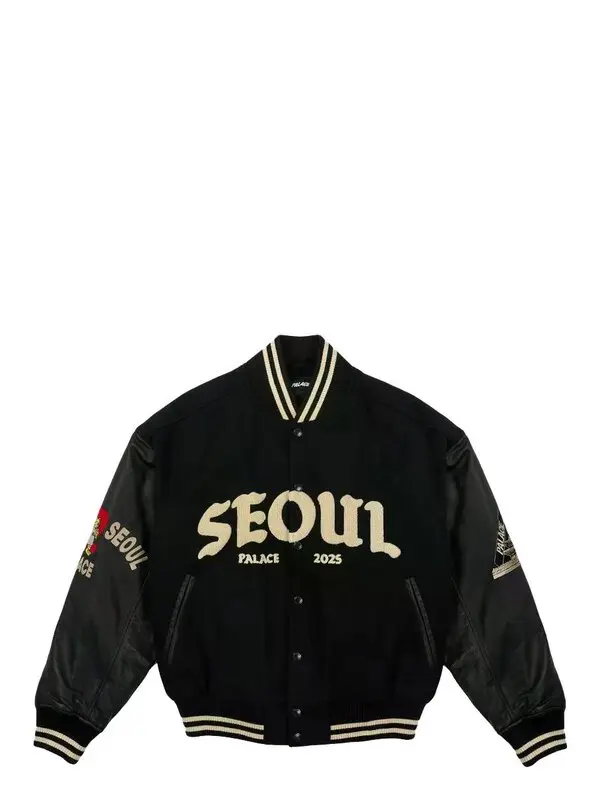 PALACE Seoul 2 Seoul Bomber Jacket - Black
