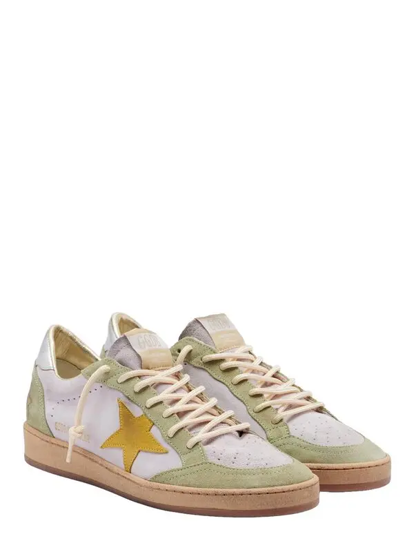 GOLDEN GOOSE Ball Star Suede Sneakers - White