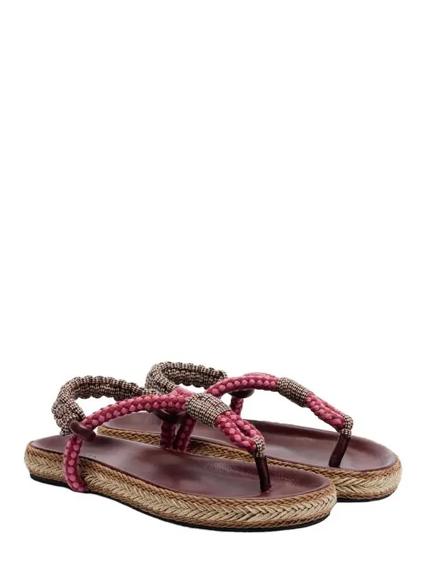 Isabel Marant Gypso Thong Sandals - Multicoloured