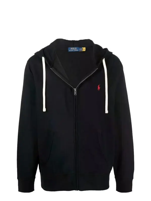 Polo Ralph Lauren Zip-up Long Sleeve Sweatshirt - Black