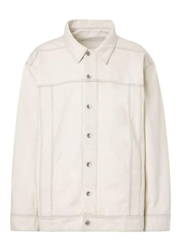 Rick Owens Denim Jacket - White