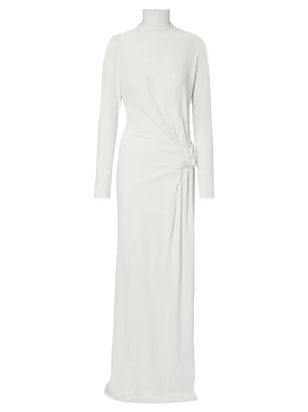 COURREGES Jersey Maxi Dress - Blue