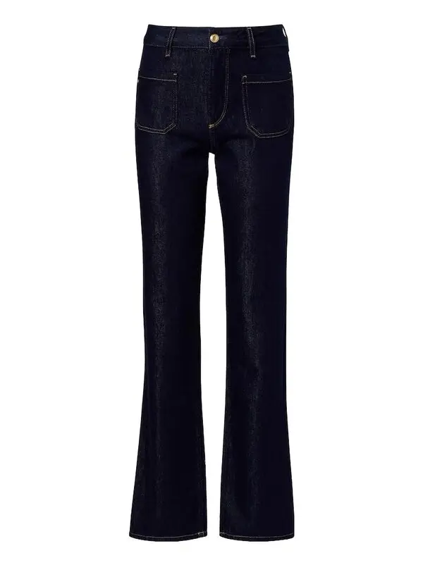 Ag Moya Straight Leg Jeans - Blue