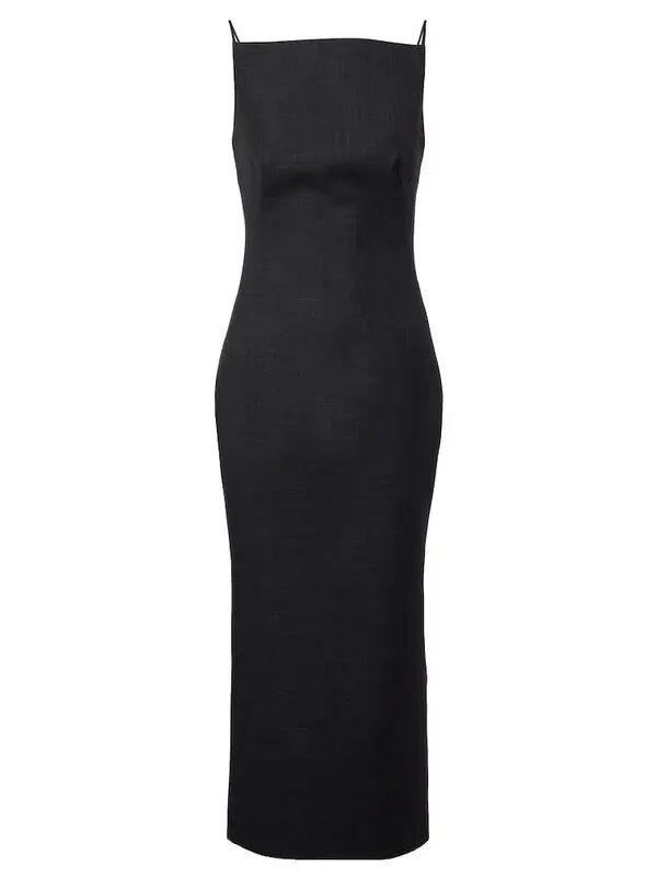 Givenchy Wool Midi Dress - Grey