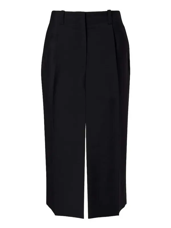 Givenchy Wool And Mohair Skirt-pants - Black