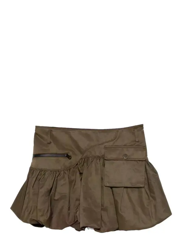 Andersson Bell Cargo Mini Skirt - Green