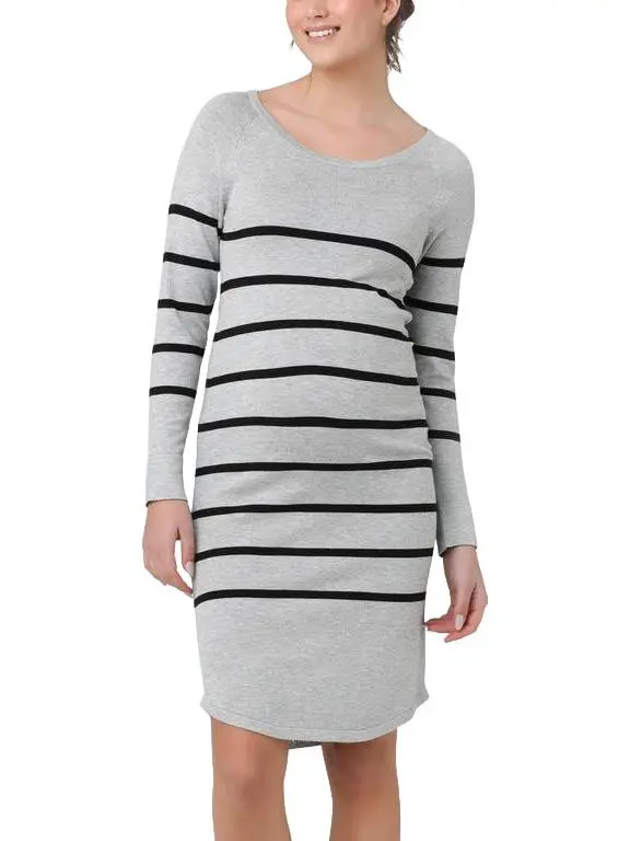 RIPE MATERNITY Valerie Tunic Dress - Grey/black
