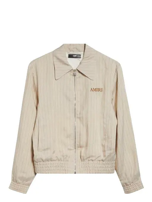 Amiri Stripe Blouson Jacket - Alabaster Archived