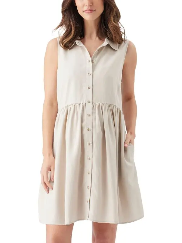 RIPE MATERNITY Chloe Tencel Dress - Sand