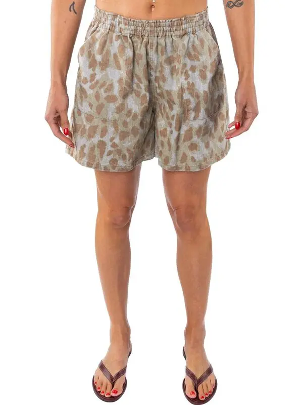 ARIKO Gender Inclusive Day Shorts - Leopard Camo