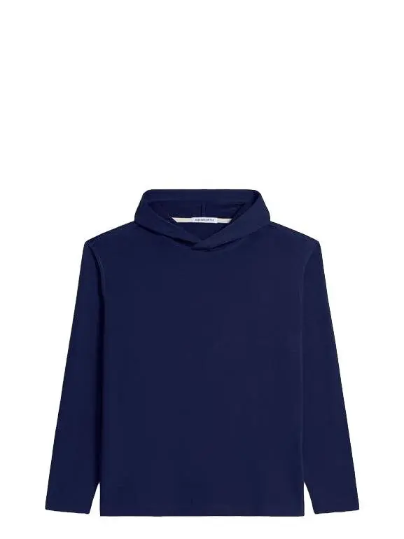 ASHWORTH GOLF Terry Twillback Hoodie - Driver Navy