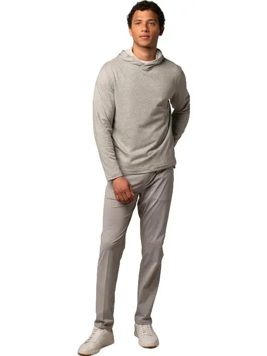ASHWORTH GOLF Terry Twillback Hoodie - Grey Heather
