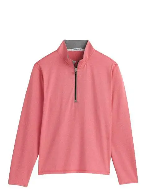 ASHWORTH GOLF La Jolla 1/4 Zip Outerwear - Azalea Heather