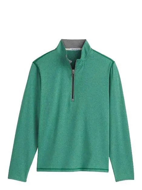 ASHWORTH GOLF La Jolla 1/4 Zip Outerwear - Club Green Heather