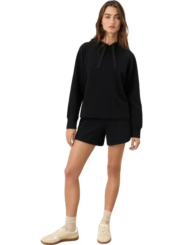 PACT Cloudknit Curved Hem Short - Black