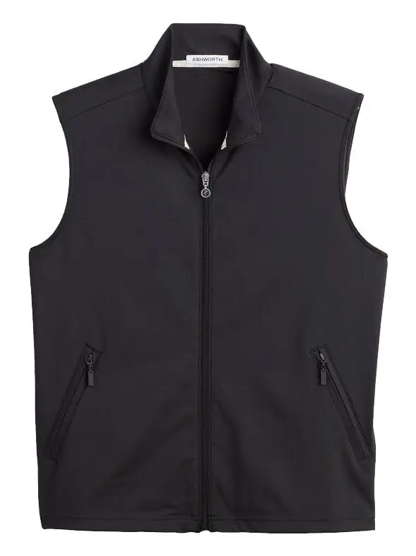 ASHWORTH GOLF Tech Stretch Vest - Black