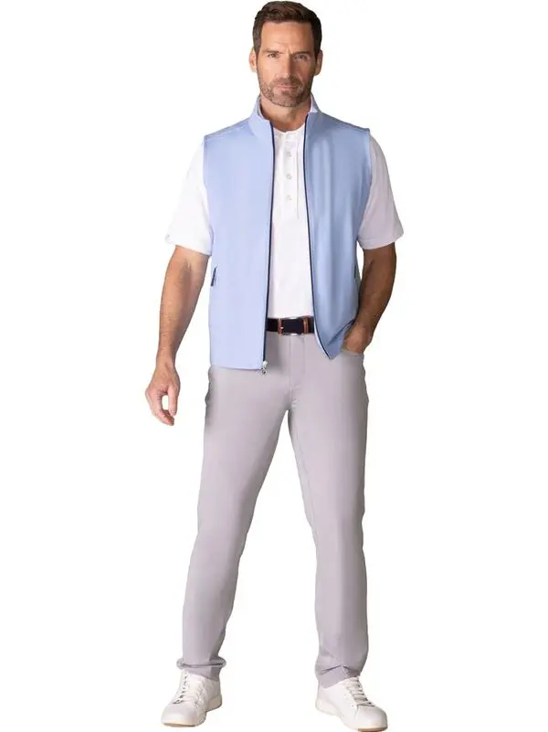 ASHWORTH GOLF Tech Stretch Vest - Chambray