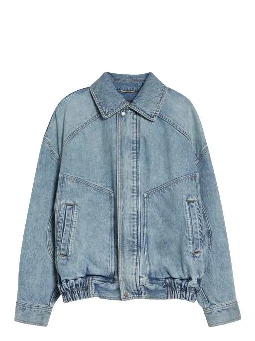Saint Laurent Oversize Denim Jacket - South Blue