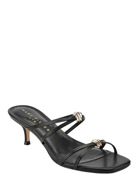 Marc Fisher Baizel Strappy Slide Sandal - Black