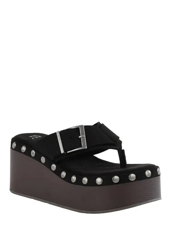 Bc Footwear Starfish Platform Sandal - Black