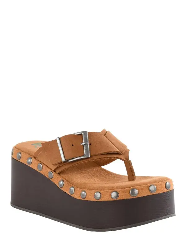 Bc Footwear Starfish Platform Sandal - Tan
