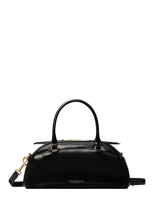 Tory Burch Small Bowler Top Handle Bag - Black