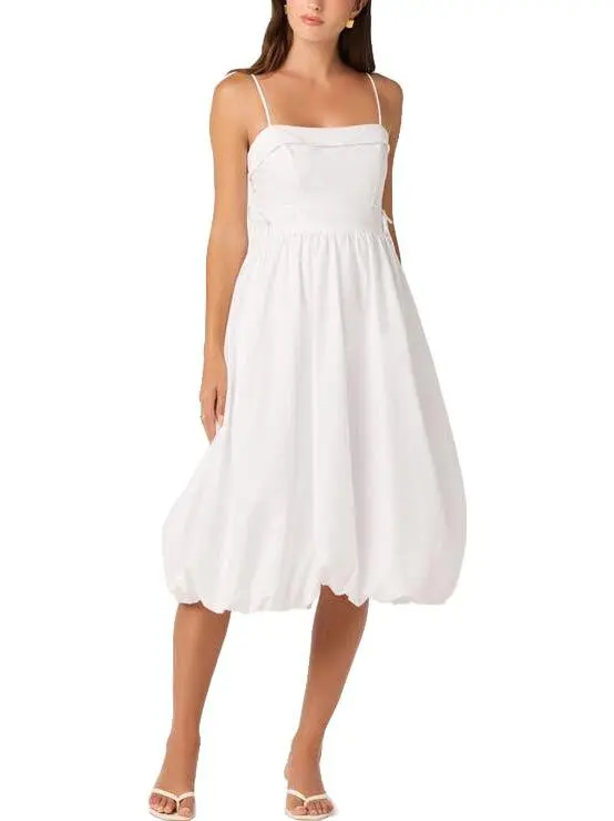 Astr The Label Dahlia Cotton Sundress - Off White