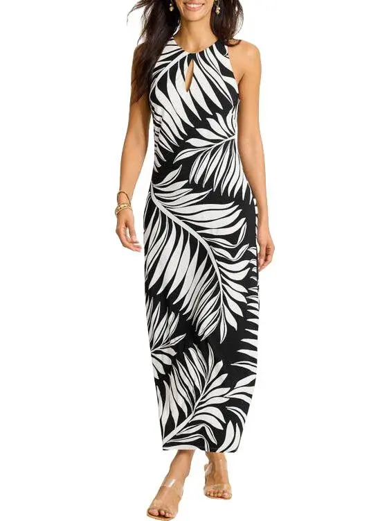 Tommy Bahama Carmela Botanical Print Maxi Dress - Black