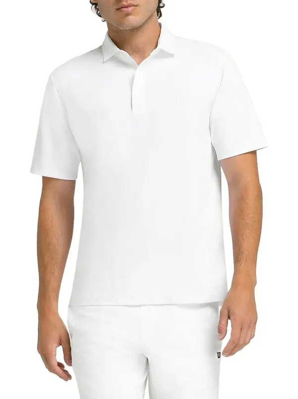 Wilson Challengers Technical Tennis Polo - Bright White