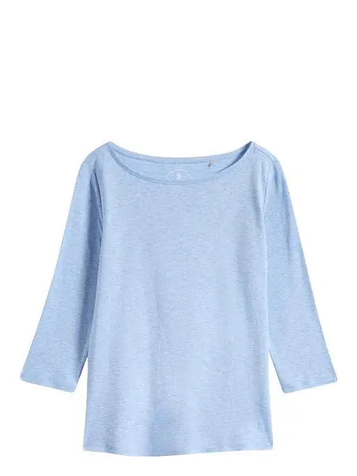 Tommy Bahama Ashby Slub Top - Light Sky Heather