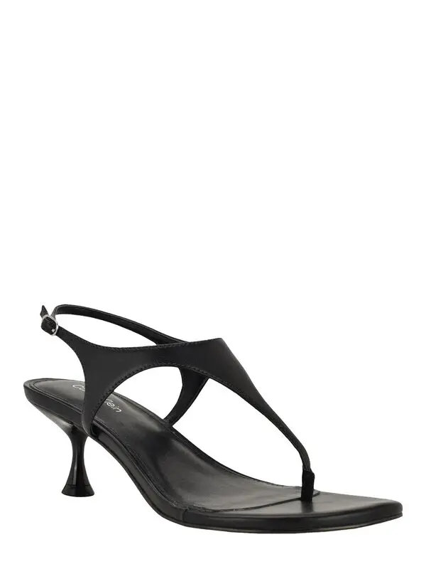 Calvin Klein Ankle Strap Sandal - Black