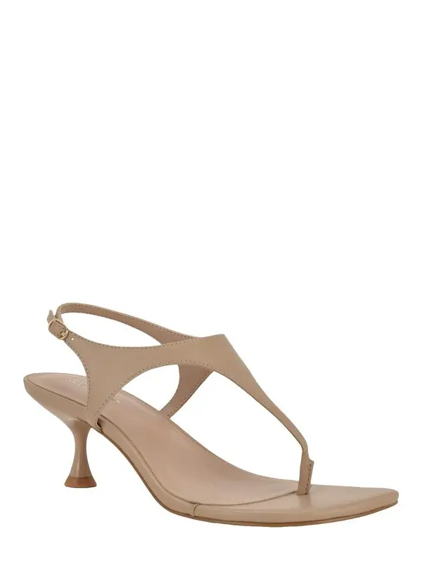 Calvin Klein Ankle Strap Sandal - Light Natural