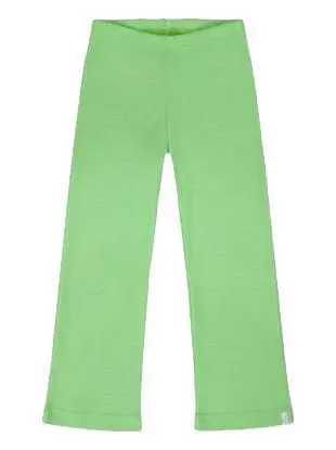 DEUX PAR DEUX Crinkle Jersey Flared Bottom Leggings - Mint Green