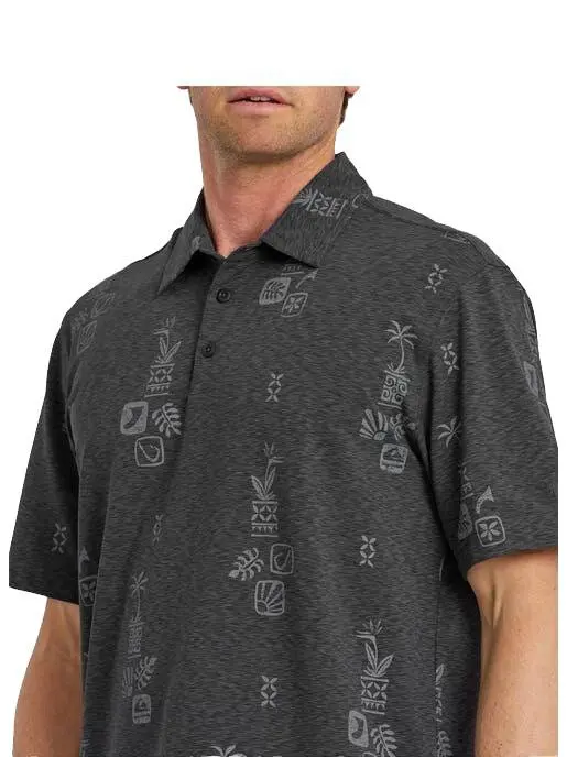 Quiksilver Mystic Fin Short Sleeve Shirt - Phantom