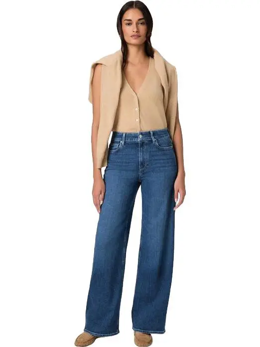 Paige Anessa 31 Wide Leg Jean - Denim