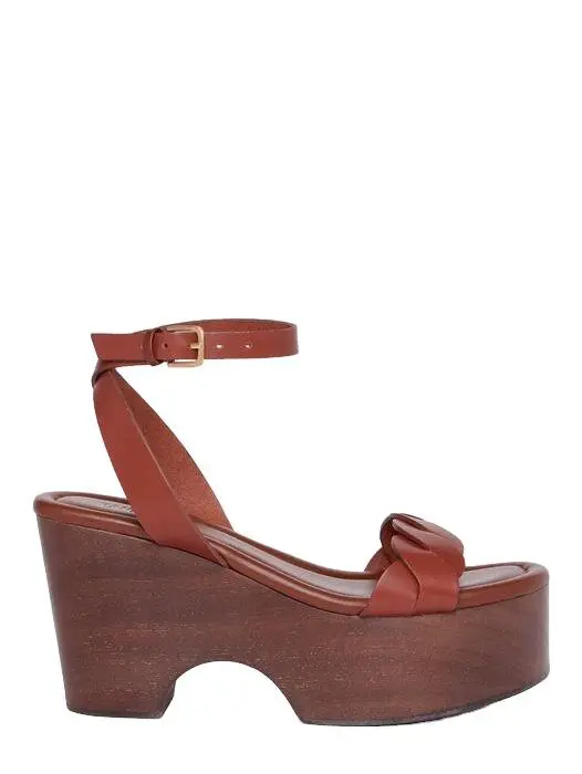 Paige Romy Platform Sandals - Gold