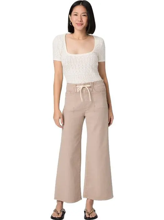 Paige Ari Petite Wide Leg Pant - Denim
