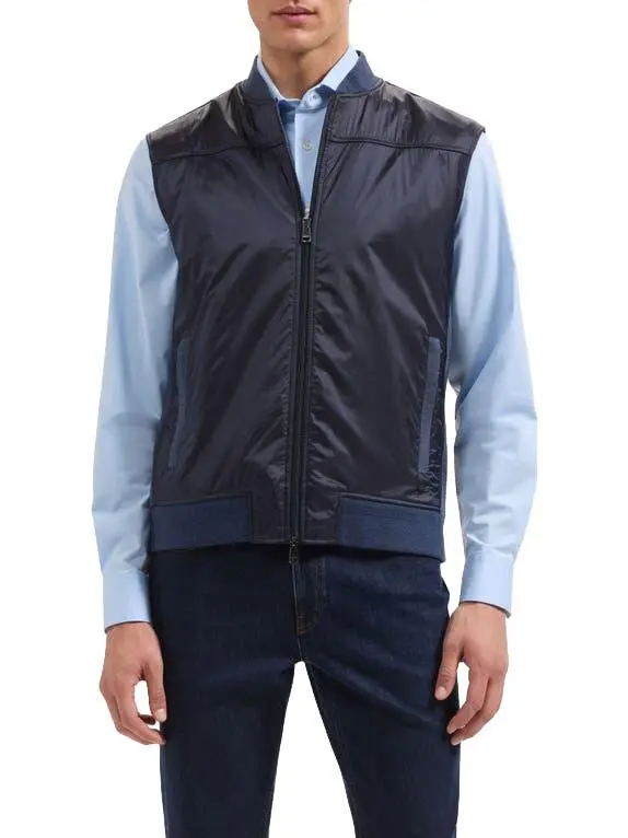 Bugatchi Soft Touch Knit Vest - Navy